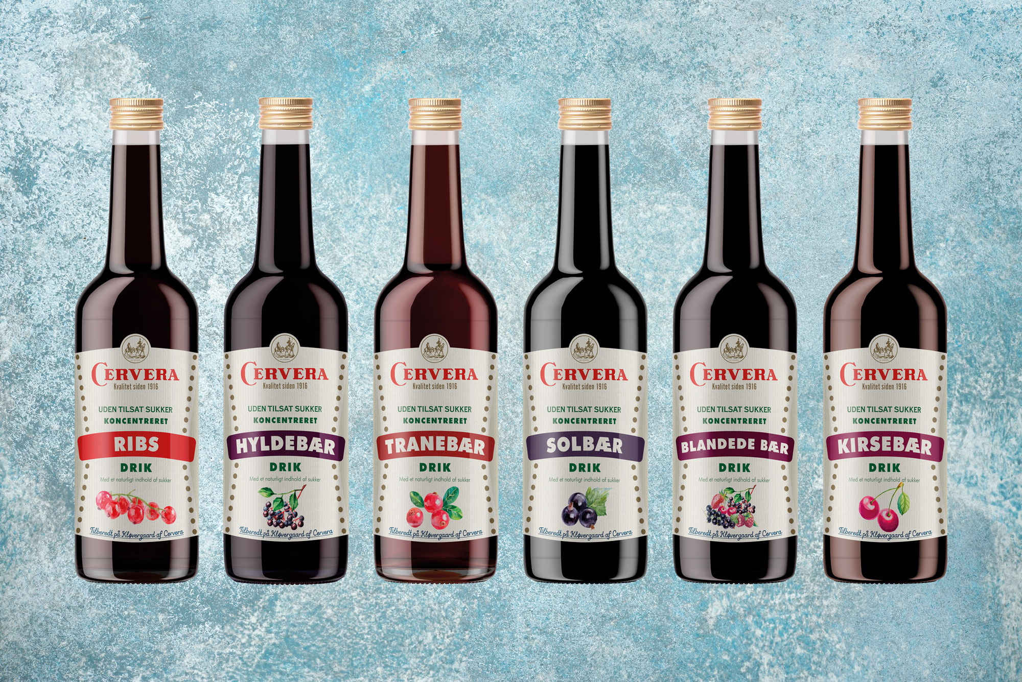 Koncentrerede safter uden tilsat sukker | Cervera